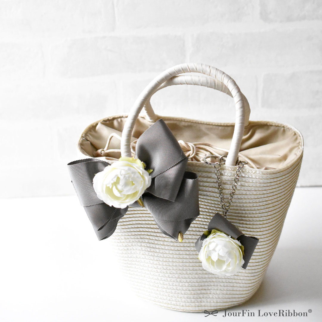 LoveRibbon FlowerBasket Bag - JourFin®公式ホームページ LoveRibbon FlowerBasket Bag - JourFin®公式ホームページ