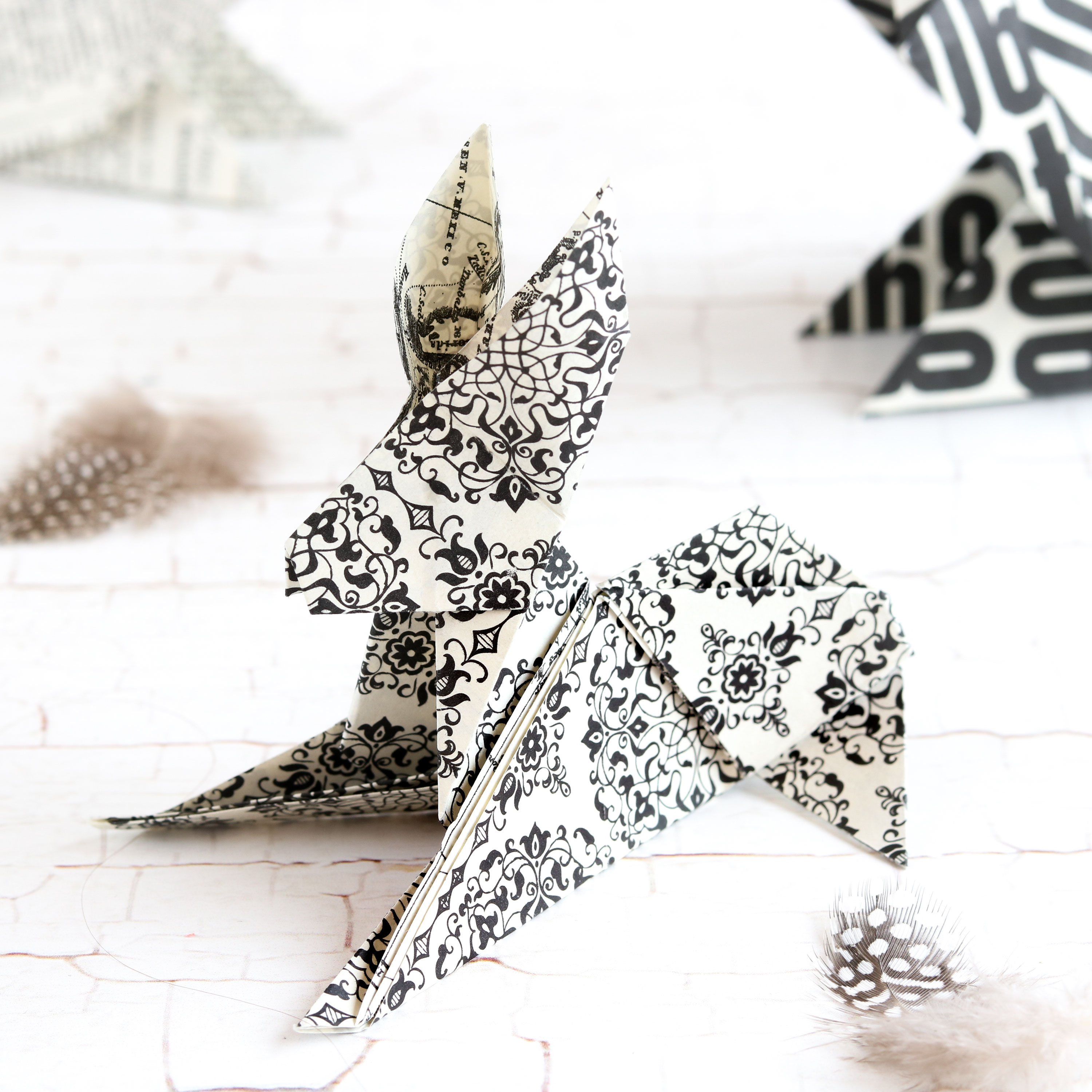 Origami-Hase Version 3 - leine-design