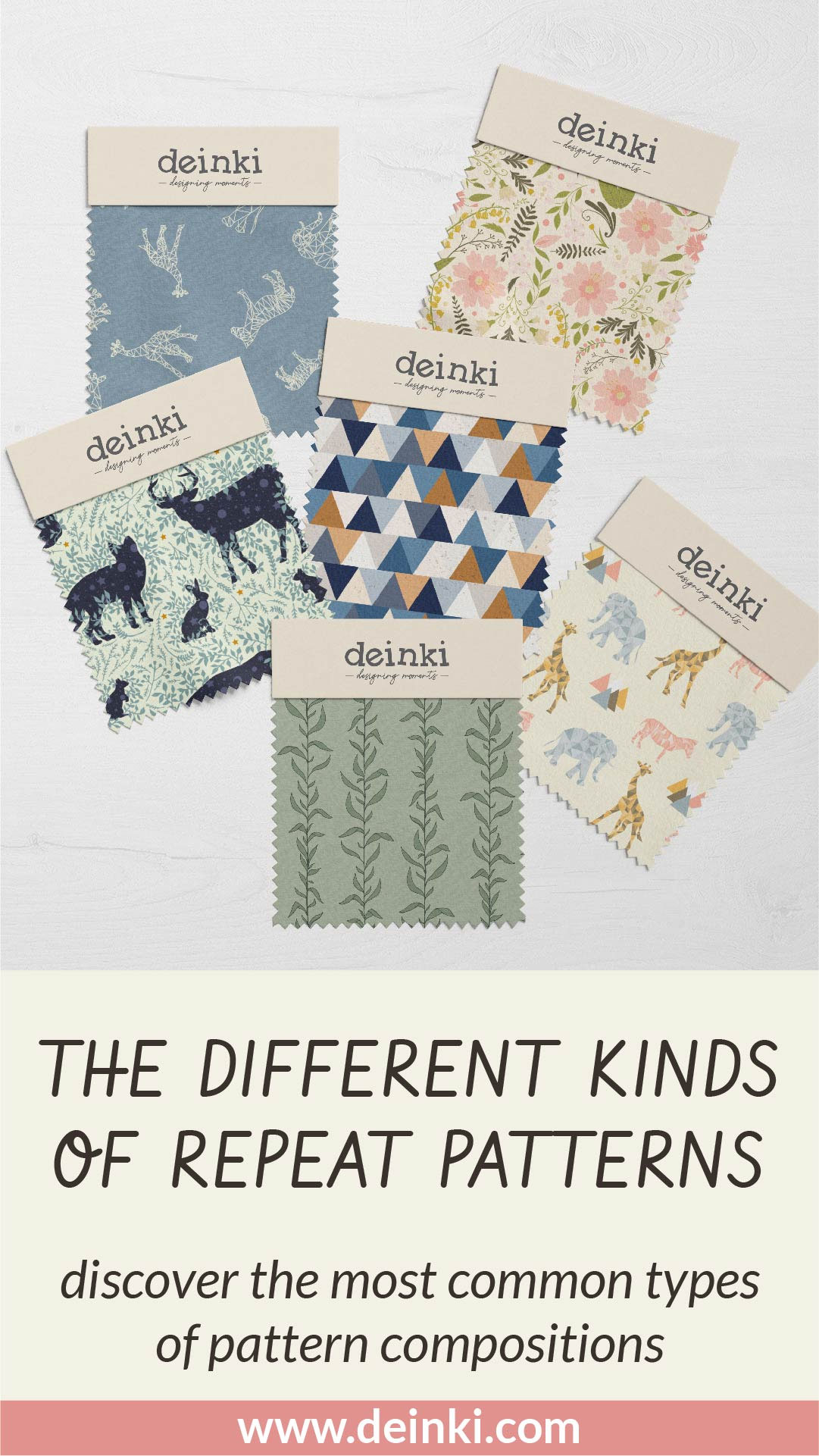 The different kinds of Patterns - DEINKI - Fashion + Surface Pattern Design