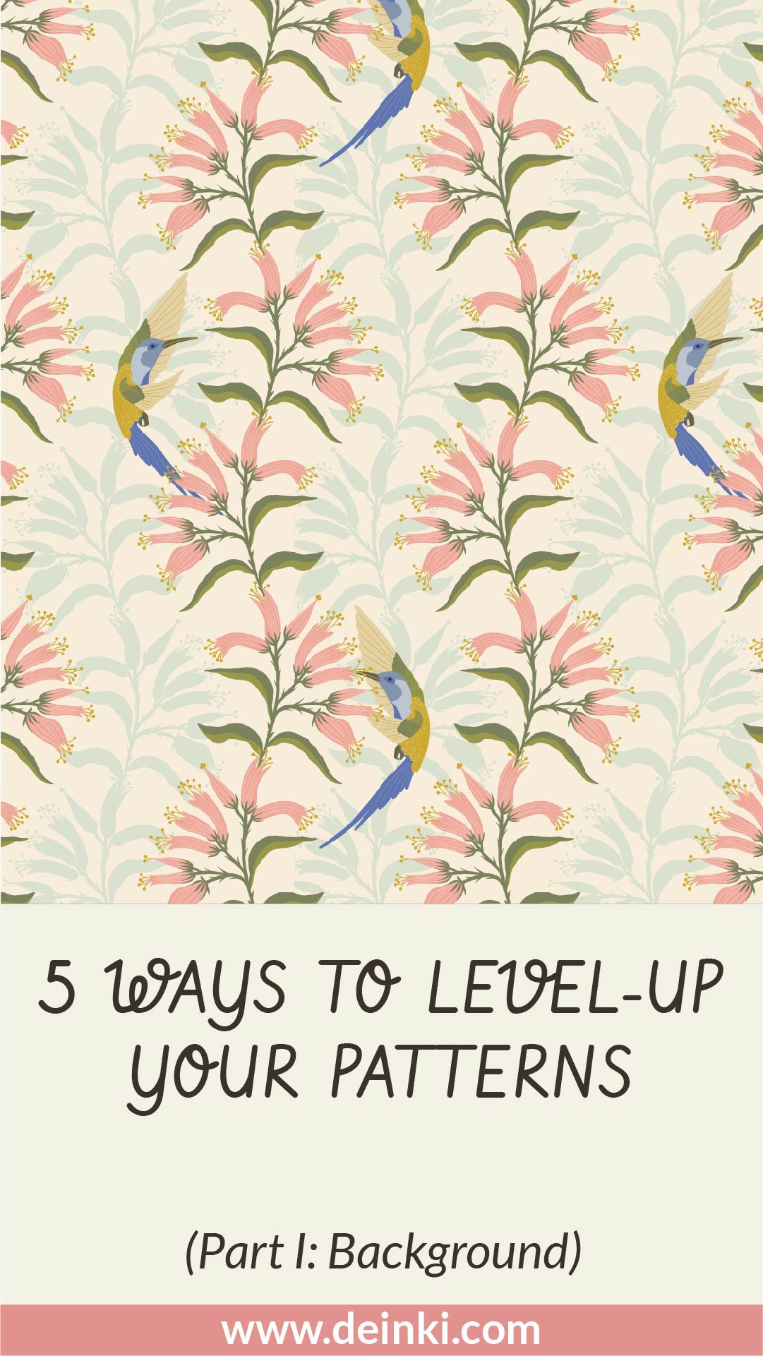 5 Ways to level-up Patterns (Part I: Background) - DEINKI - Fashion ...