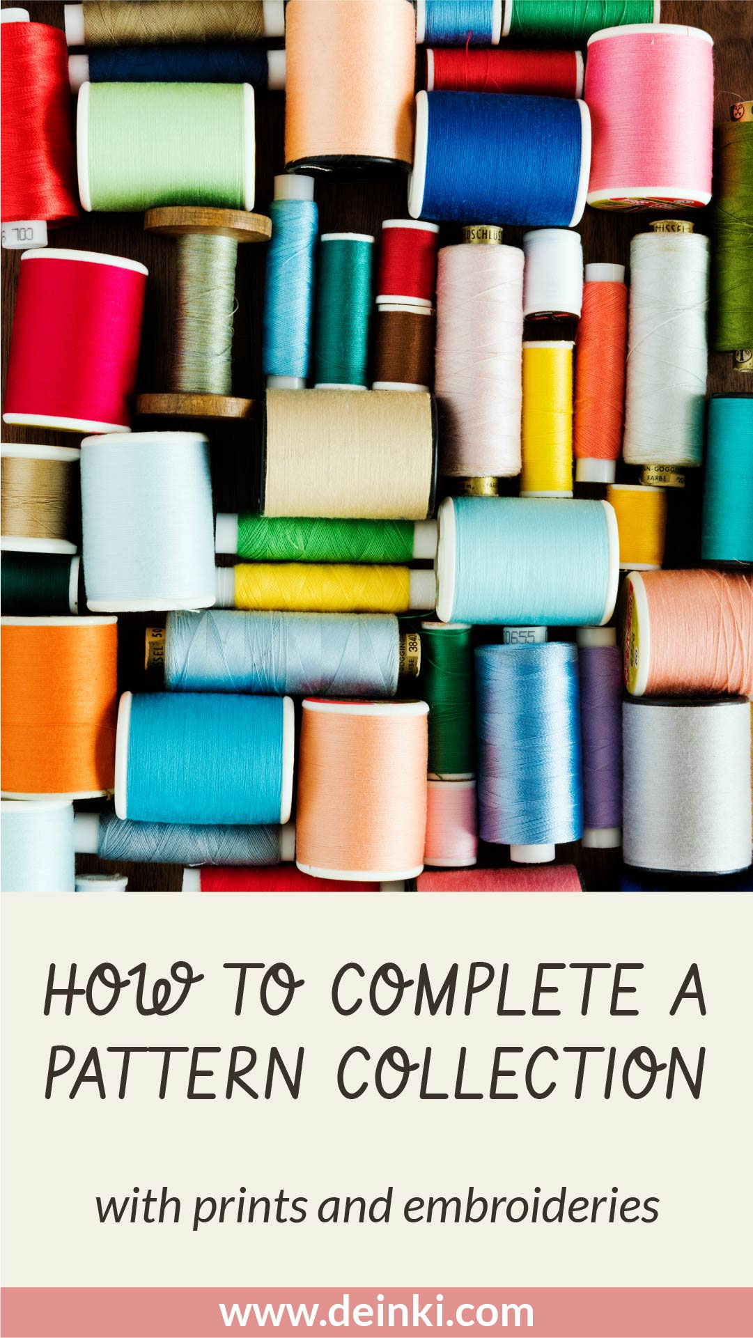 How to complete a pattern collection with prints and embroideries ...