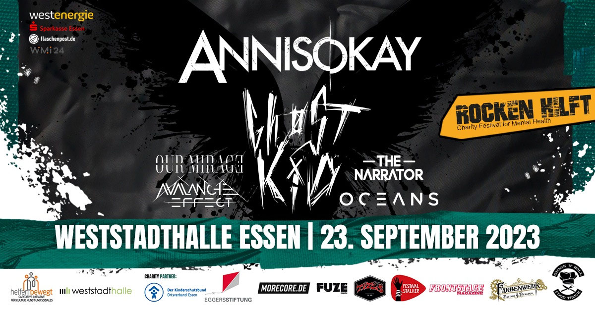ROCKEN HILFT FESTIVAL 2023 - discomfortwingss Webseite!