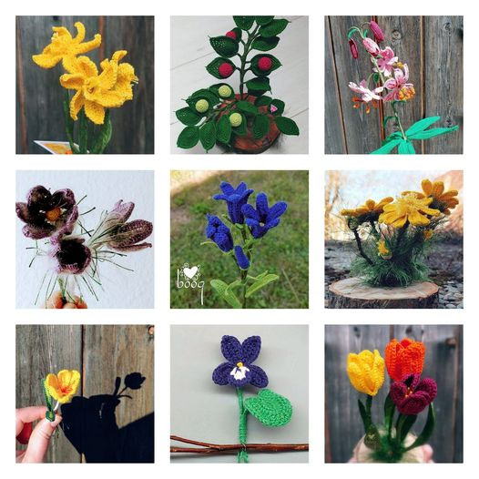 Horgolt virág - boog horgolás varrás kreativ häkeln amigurumi