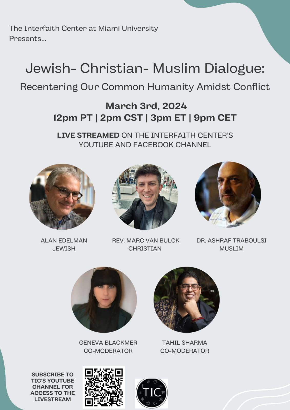 Jewish - Christian - Muslim Dialogue - Multifaith Action Society