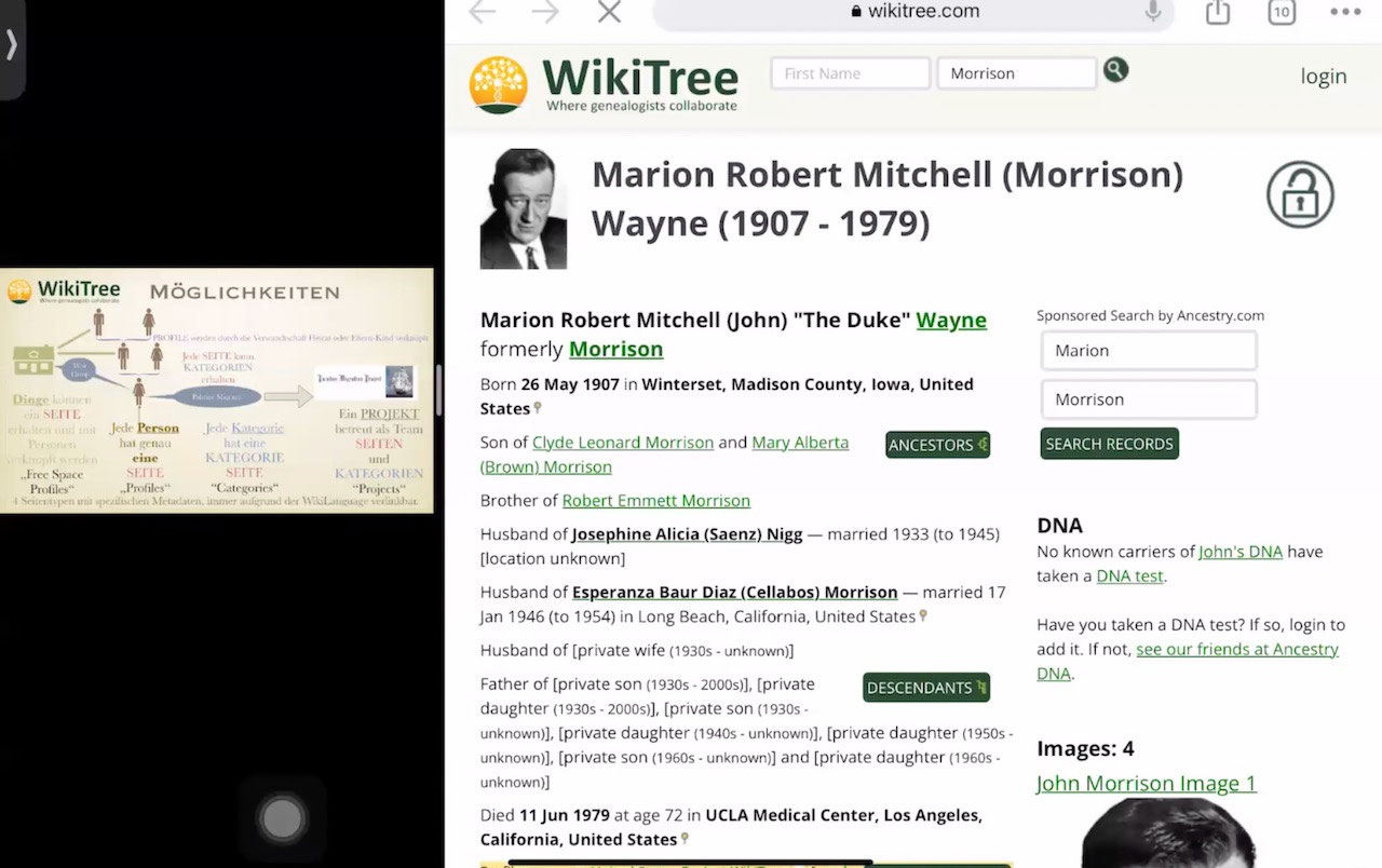 Gemeinsam an einem Stammbaum bauen - WikiTree vorgestellt - ahnenforscherstammtischs Webseite!