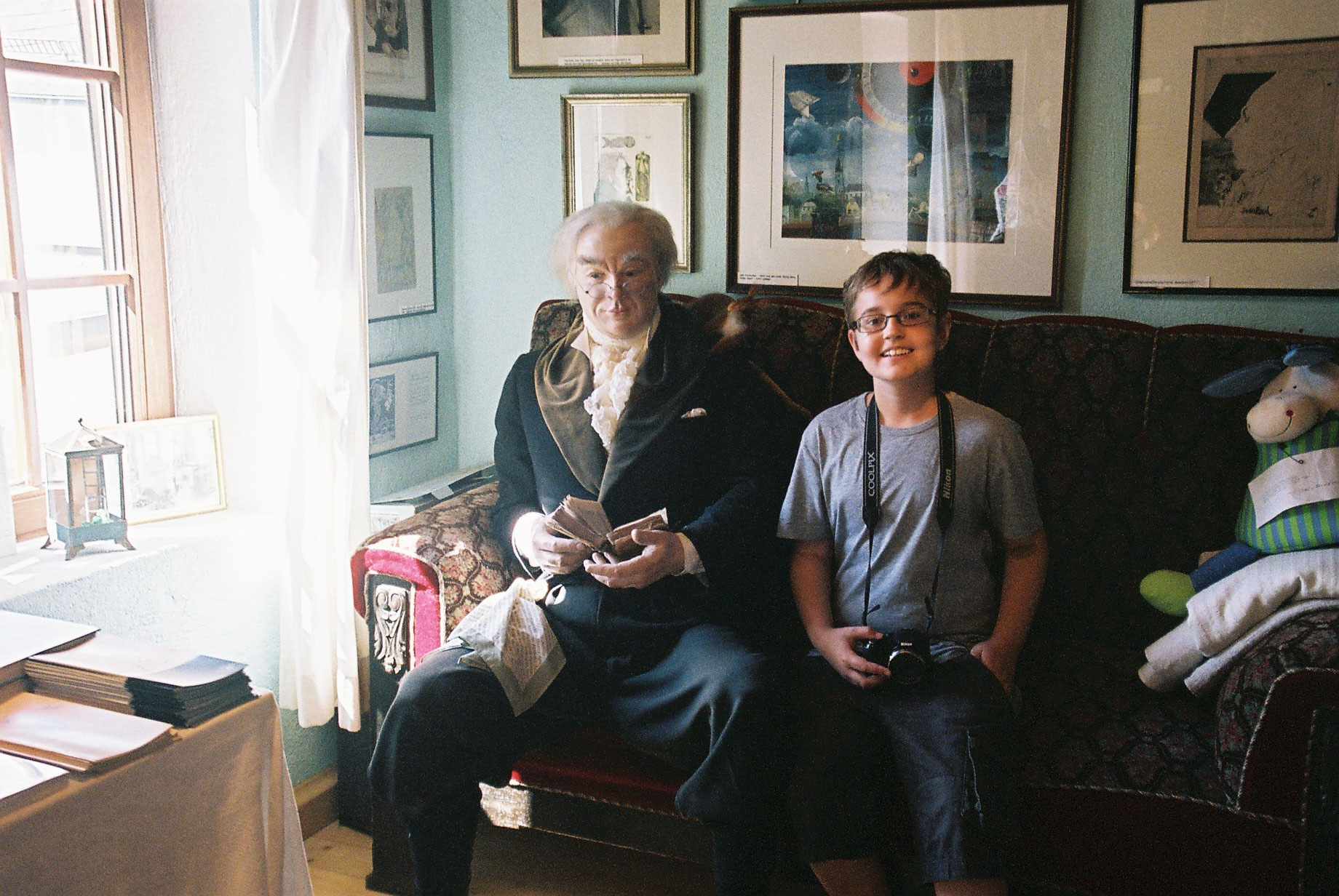 1. Zuhause - Besuch im Jean-Paul-Museum Joditz - Hilde und Peter Zielinski