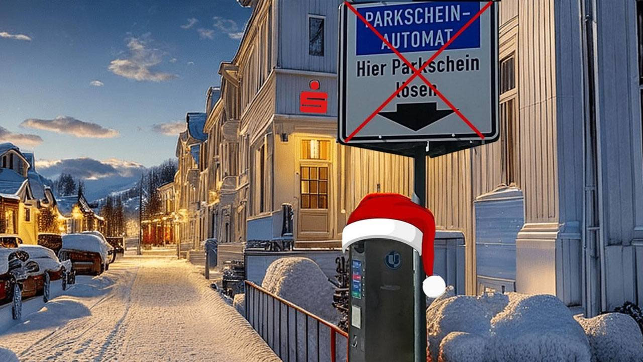 Gebührenfreies Parken in der Advents- und Festtagszeit - BBGLIVE