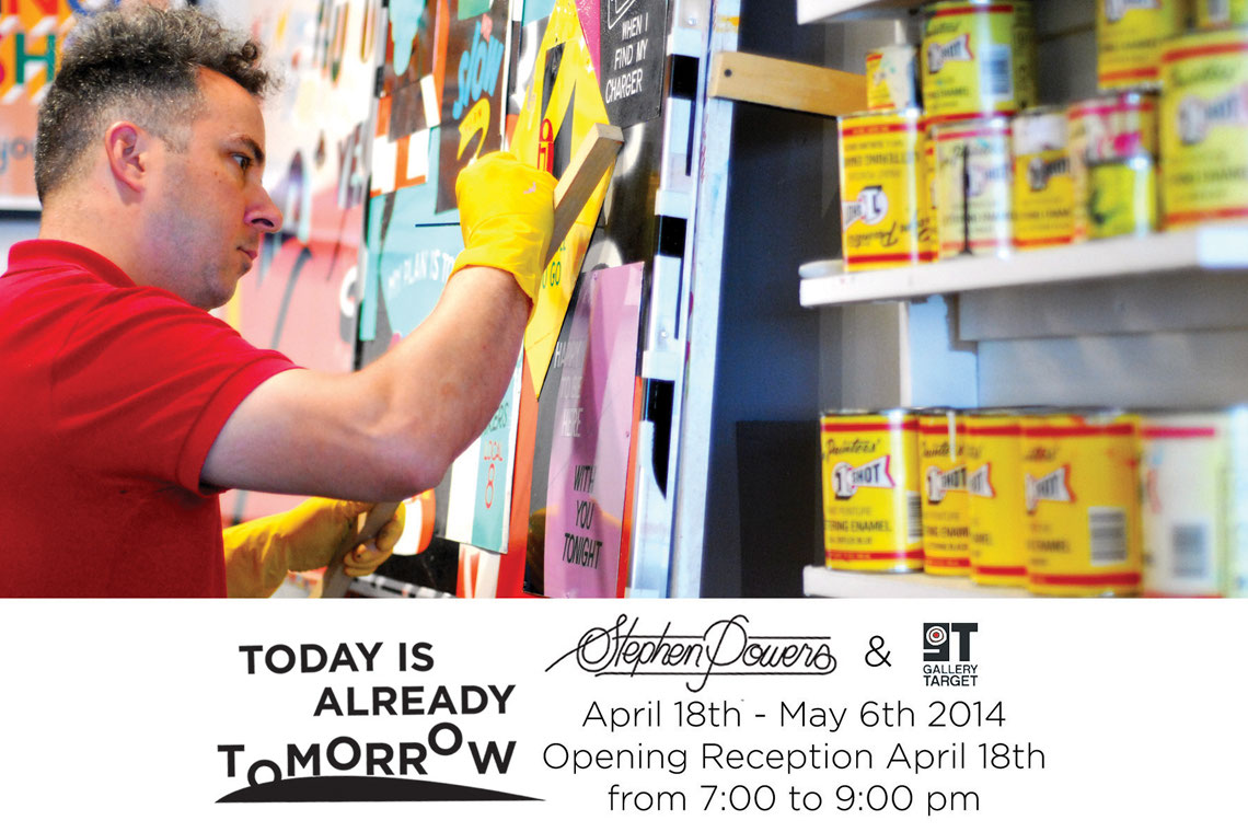 「TODAY IS ALREADY TOMORROW」 by Stephen ESPO Powers - GALLERY TARGET ...