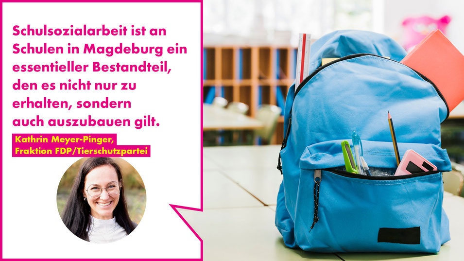 Kathrin Meyer-Pinger: Schulsozialarbeit in Magdeburg gesichert - fdp ...