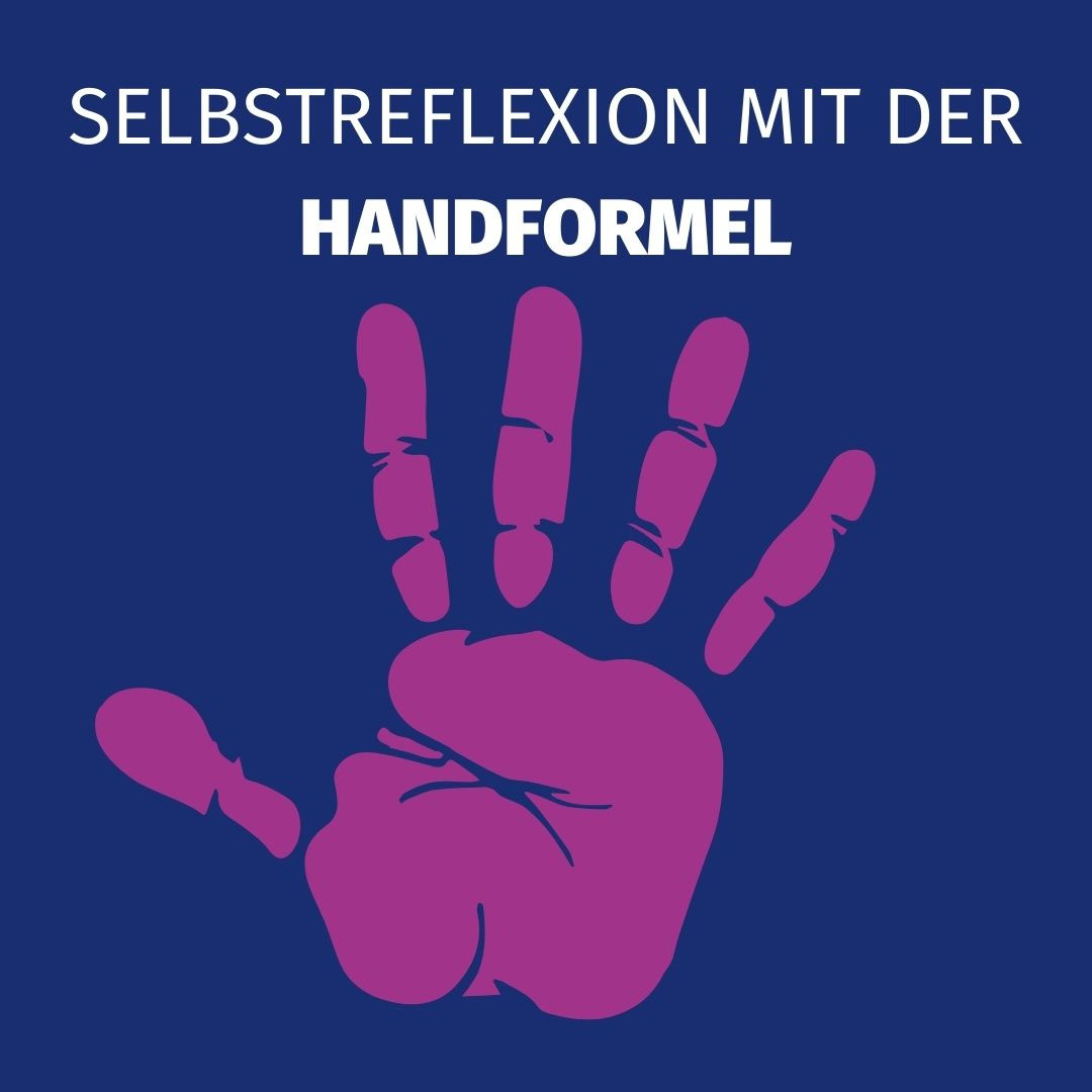 Selbstreflexion mit der "Handformel" - Moderatrix. Moderationen ...