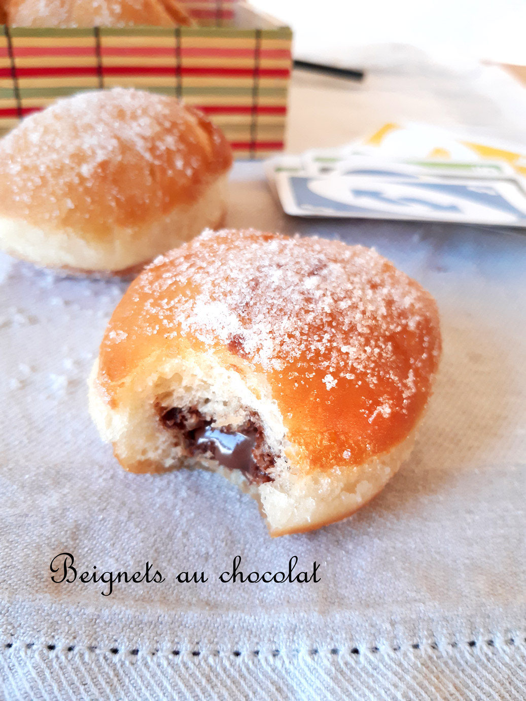 Beignets au chocolat - Site de quiaimebienpatissebien