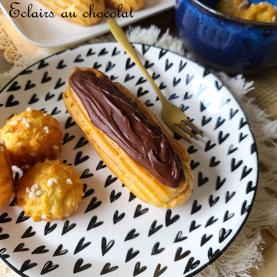 Eclairs au chocolat - Site de quiaimebienpatissebien