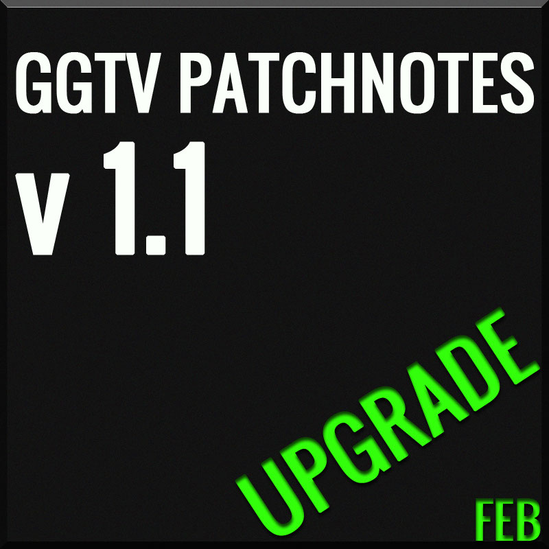 GGTV Patchnotes 1# - GGTV