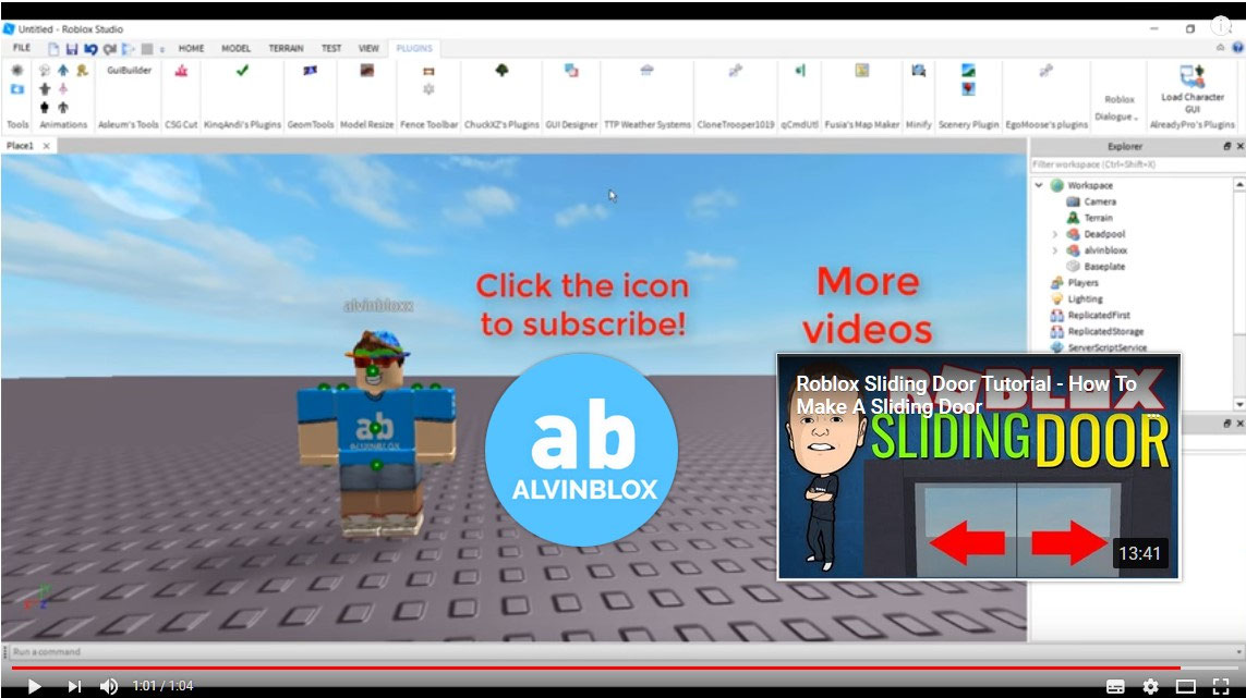 Make a Model of Yourself on Roblox - AlvinBLOX - Roblox Scripting Tutorials