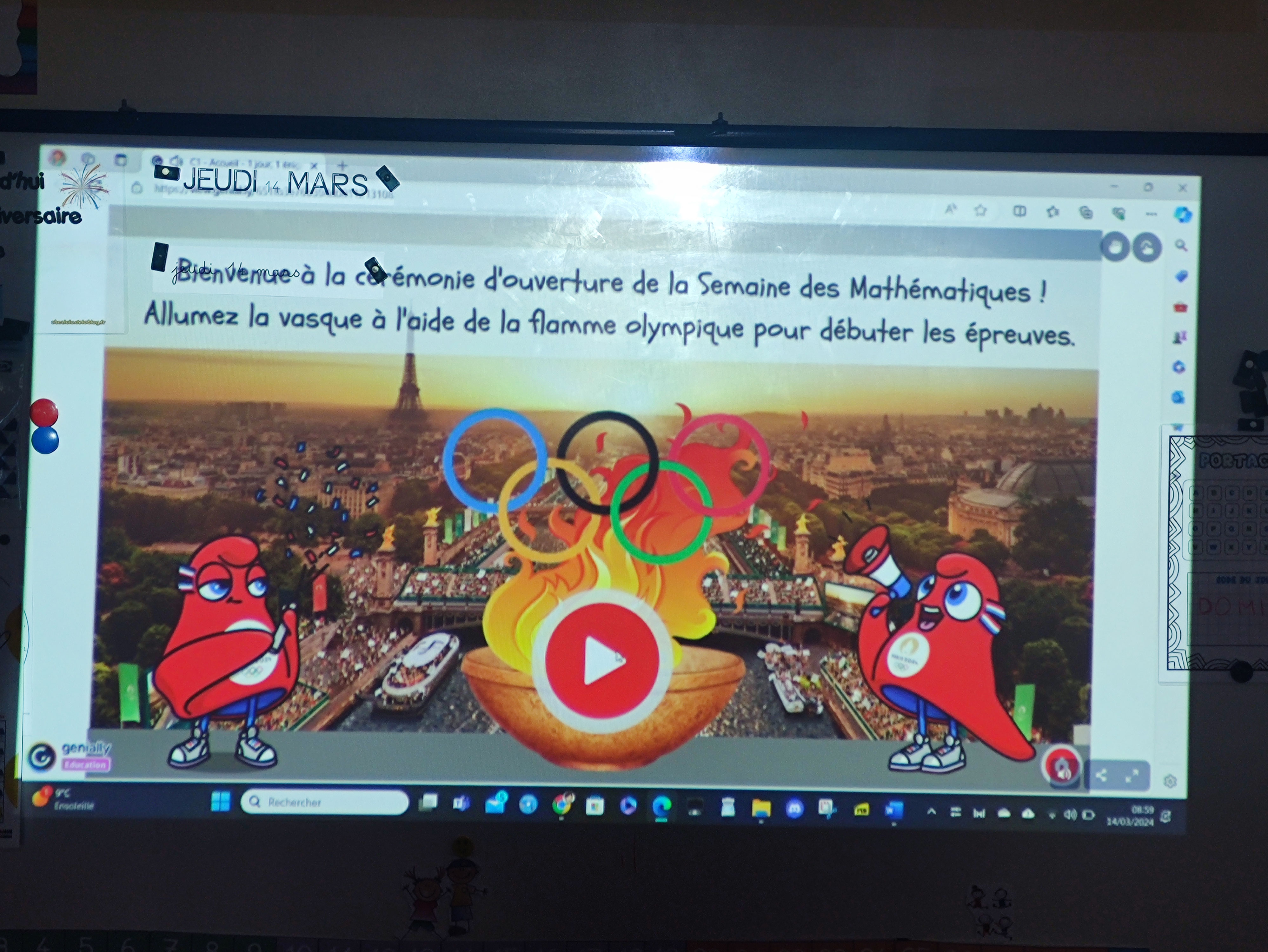 GS- Semaine des mathématiques - Site de l'école Saint-Joseph Bonabry