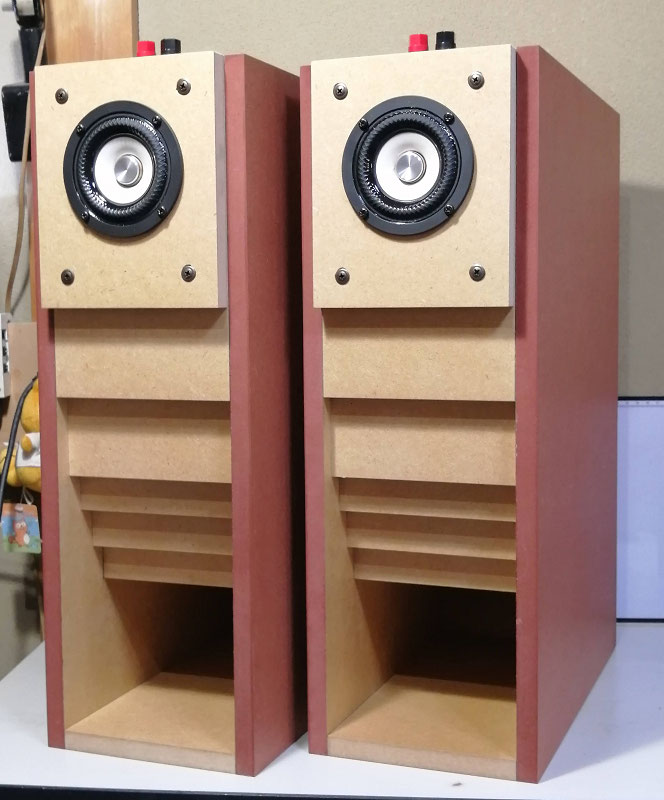 8cm W3-2141で 40Hz まで再生するバックロードホーン - nobi 8cm W3-2141で 40Hz まで再生するバックロードホーン - nobi