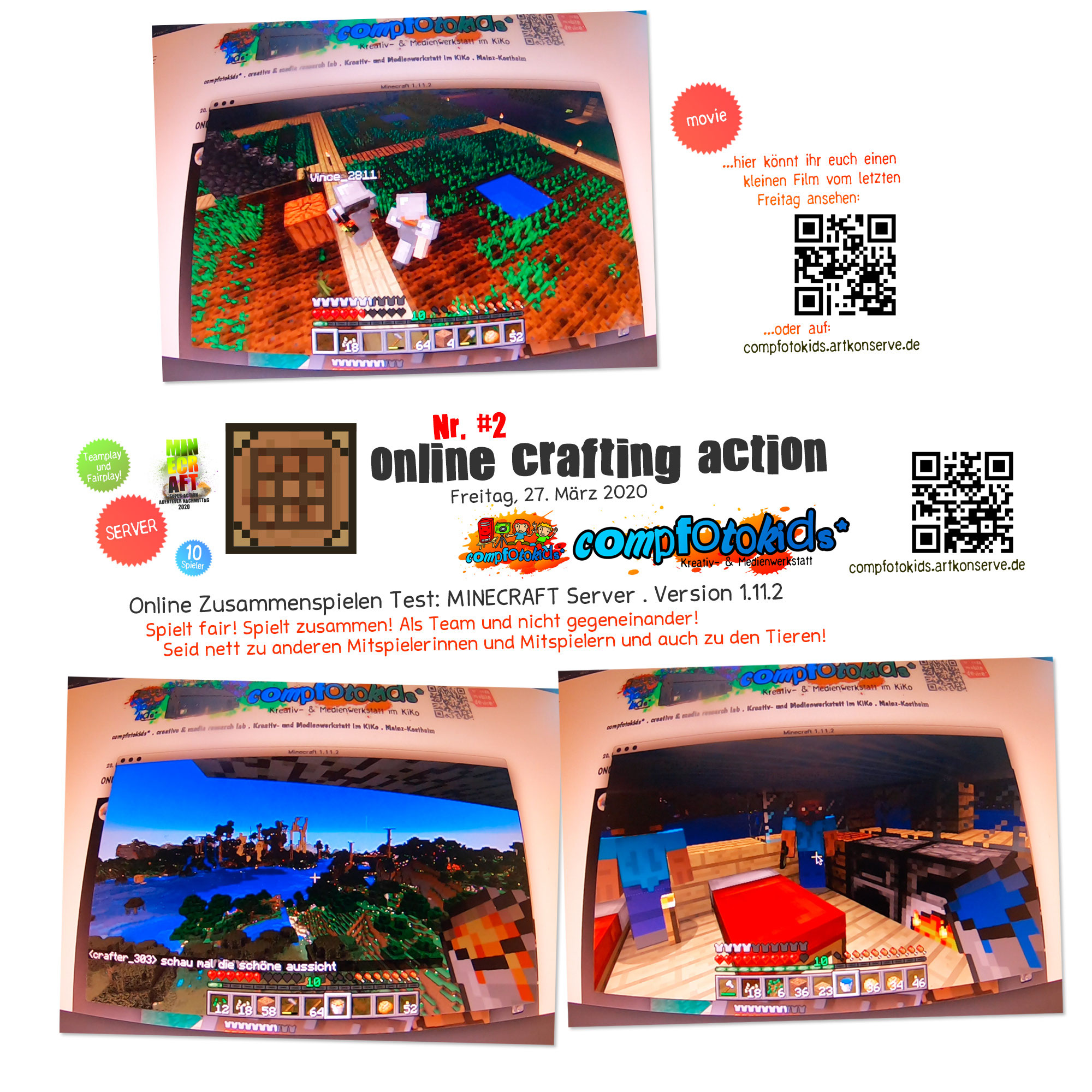 online crafting action Nr. #2 - compfotokidss Webseite!