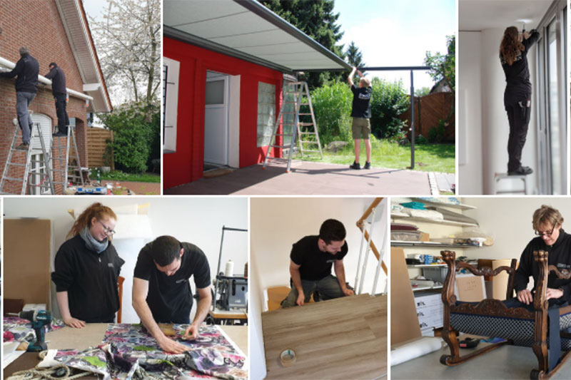 Wir suchen per sofort - Raumausstatter-Gesellen/in - Henneken Duisburg