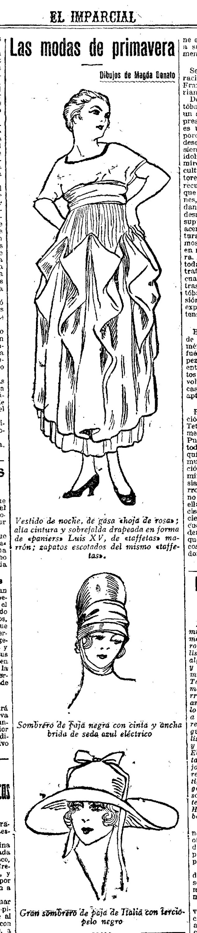 1917. Femeninas. Magda Donato: "Divagaciones sobre la moda" - Algargos ...