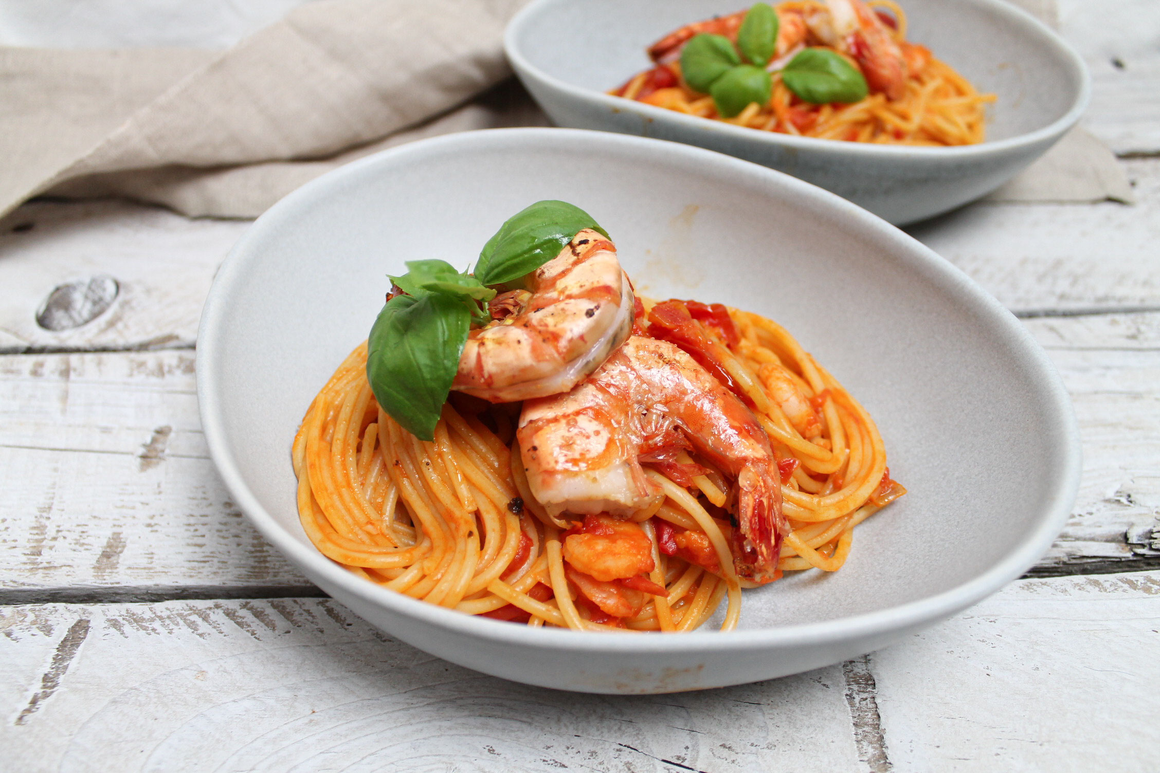 Spaghetti mit Scampi - (K)leckerei