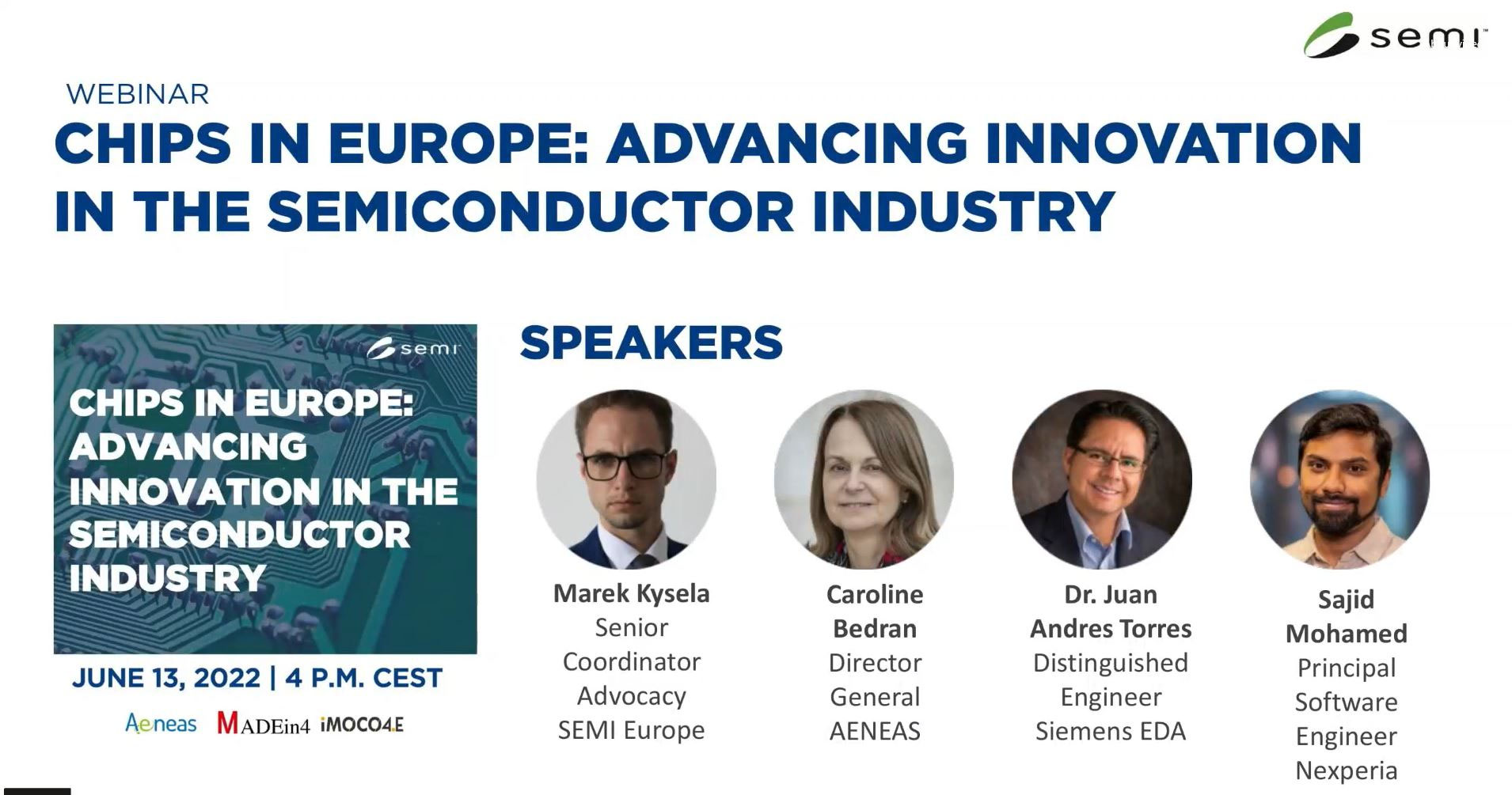 IMOCO4.E at Webinar: Chips in Europe - IMOCO4.E