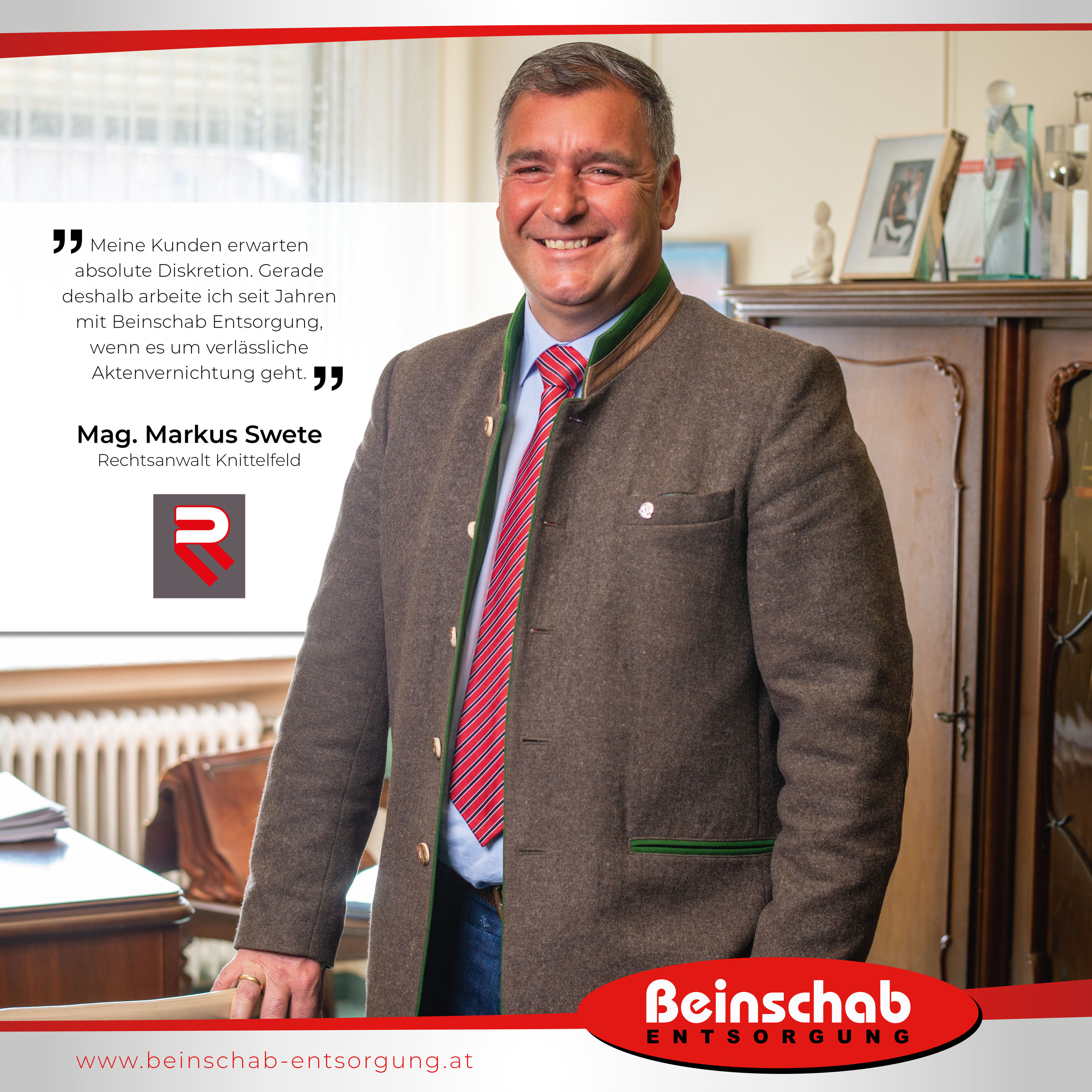 Danke Mag. Markus Swete - Beinschab Entsorgung - Fohnsdorf - Murtal