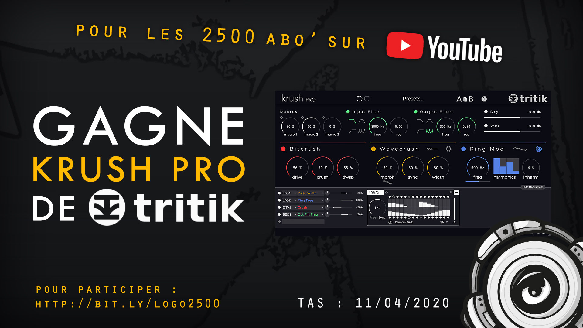 Concours | Gagne Krush PRO de Tritik à l'occasion des 2500 abonnés ! - LoGo's Page