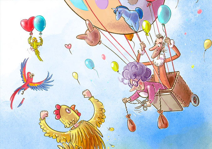 Die Jagd geht weiter... - Patrick Fix Illustration Konzept Design