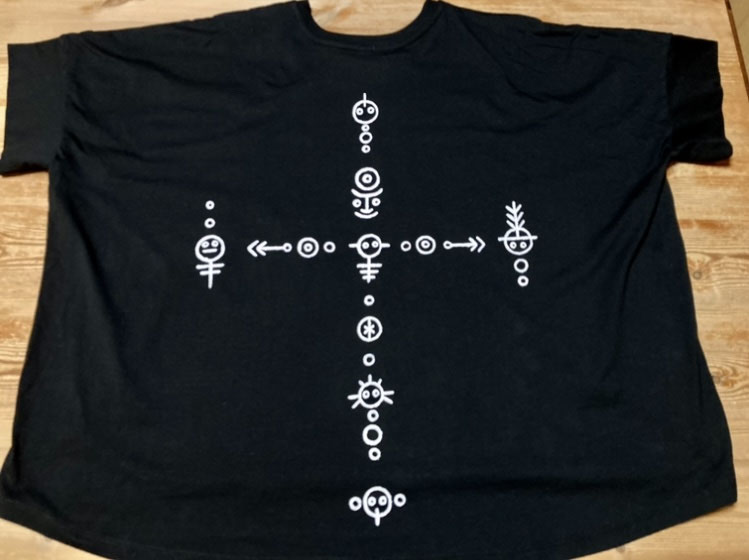 Tシャツに描いてみました - Michiko Yasuda official web site