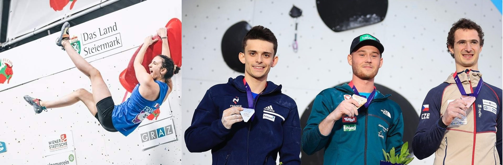 Zelia et Sam Avezou médaillés européens ! - Site Officiel de l'ESM Escalade