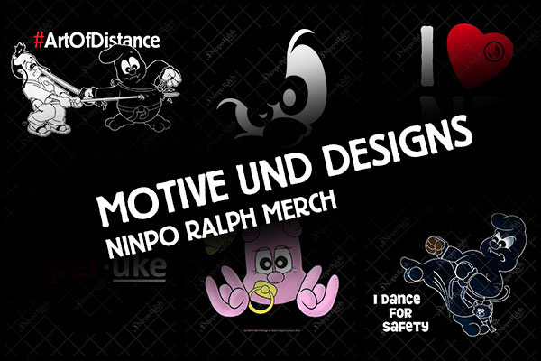 Shirtmotive im Styleshop - Ninjutsu lernen mit Ninpo Ralph