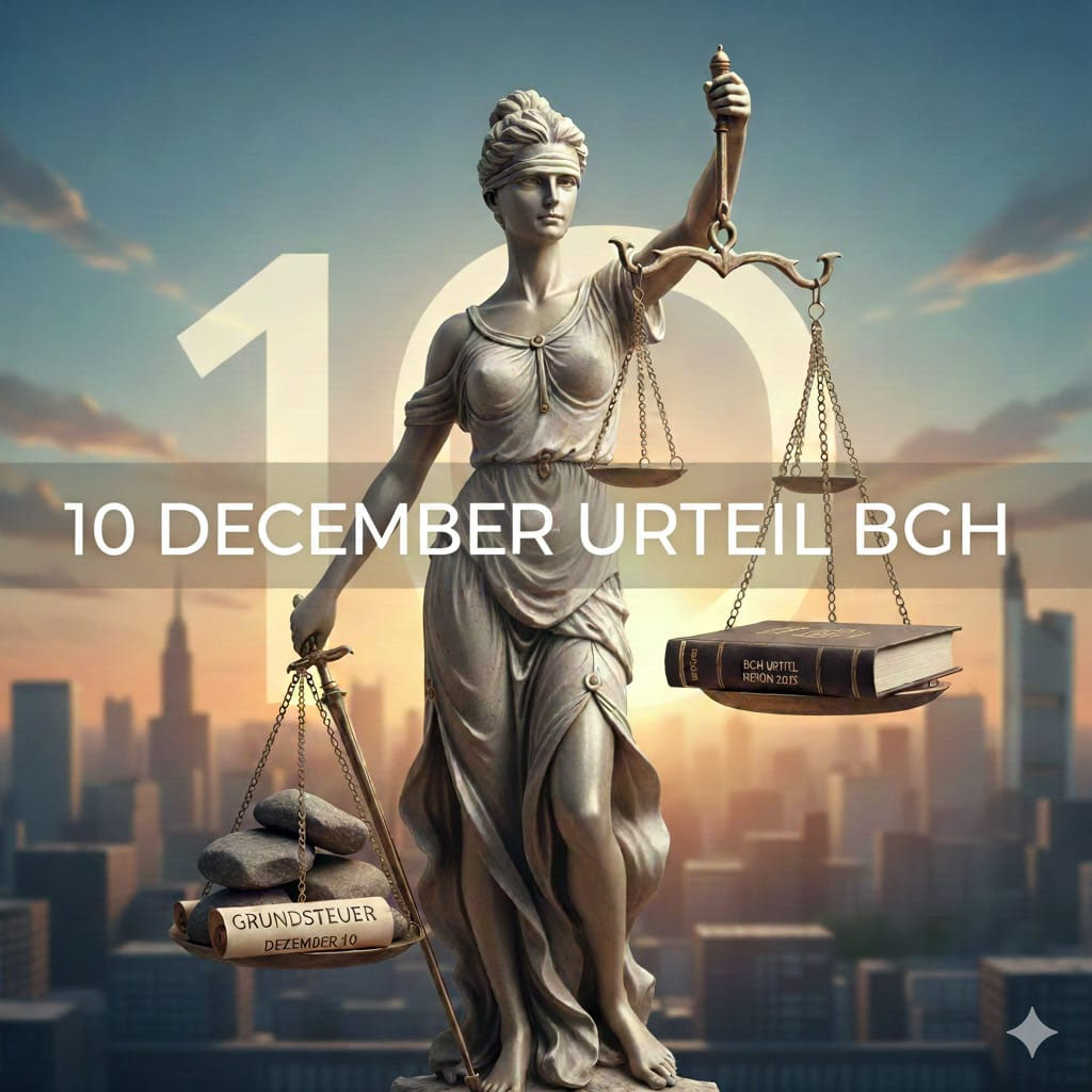 Grundsteuer-Urteil 10.12.2025: Was Eigentümer wissen müssen - FT Immobilien 24