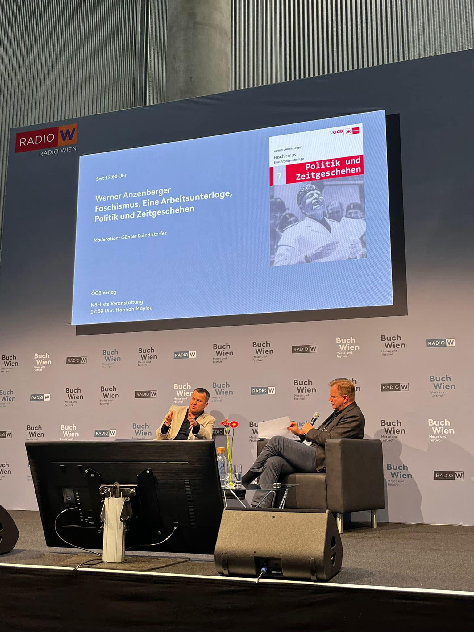 Präsentation des „Grundrisses“ Faschismus bei der Buch Wien. - Werner ...