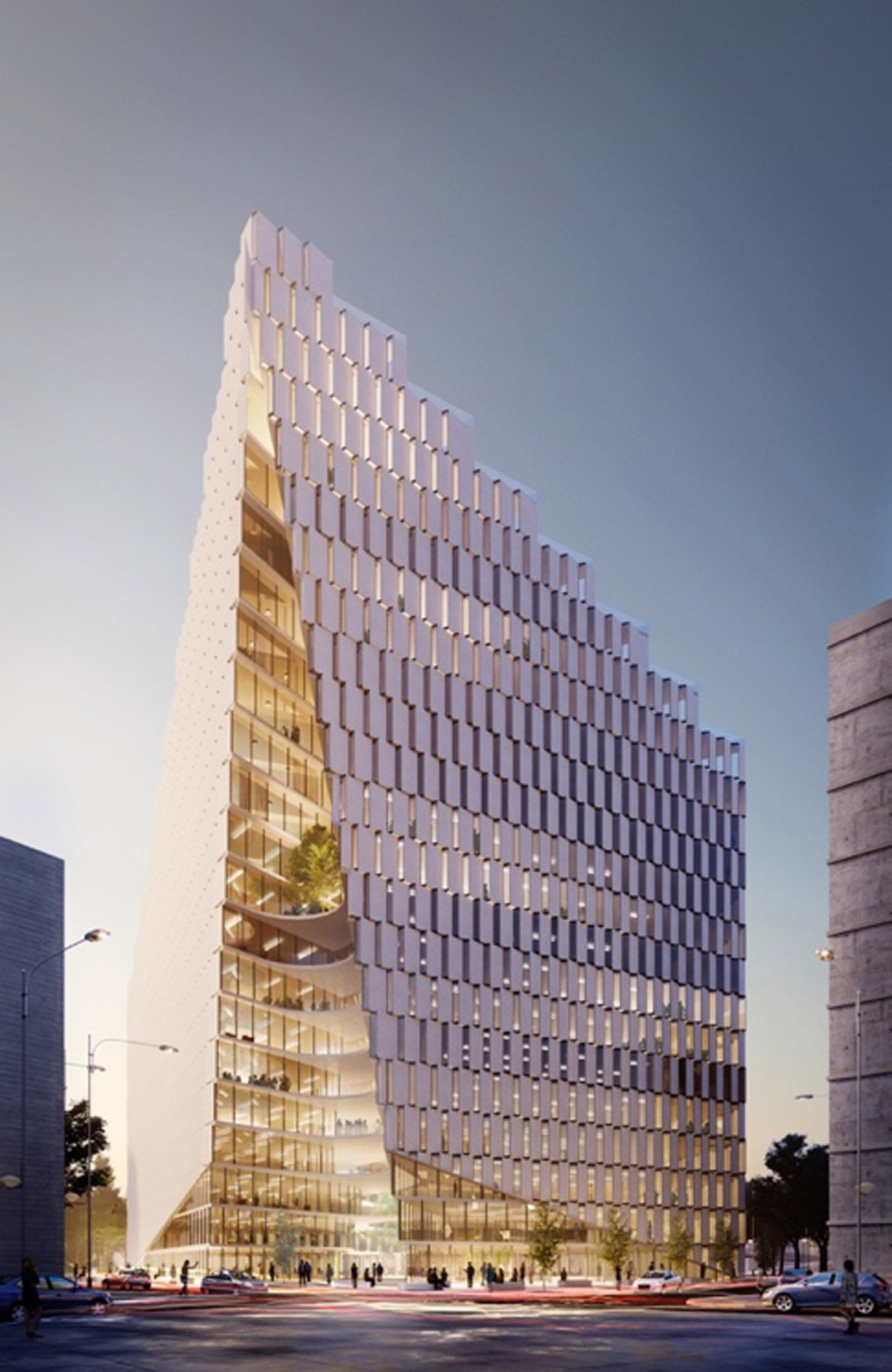 The Ekspozita Building in Tirana, a new oasis by Mario Cucinella ...