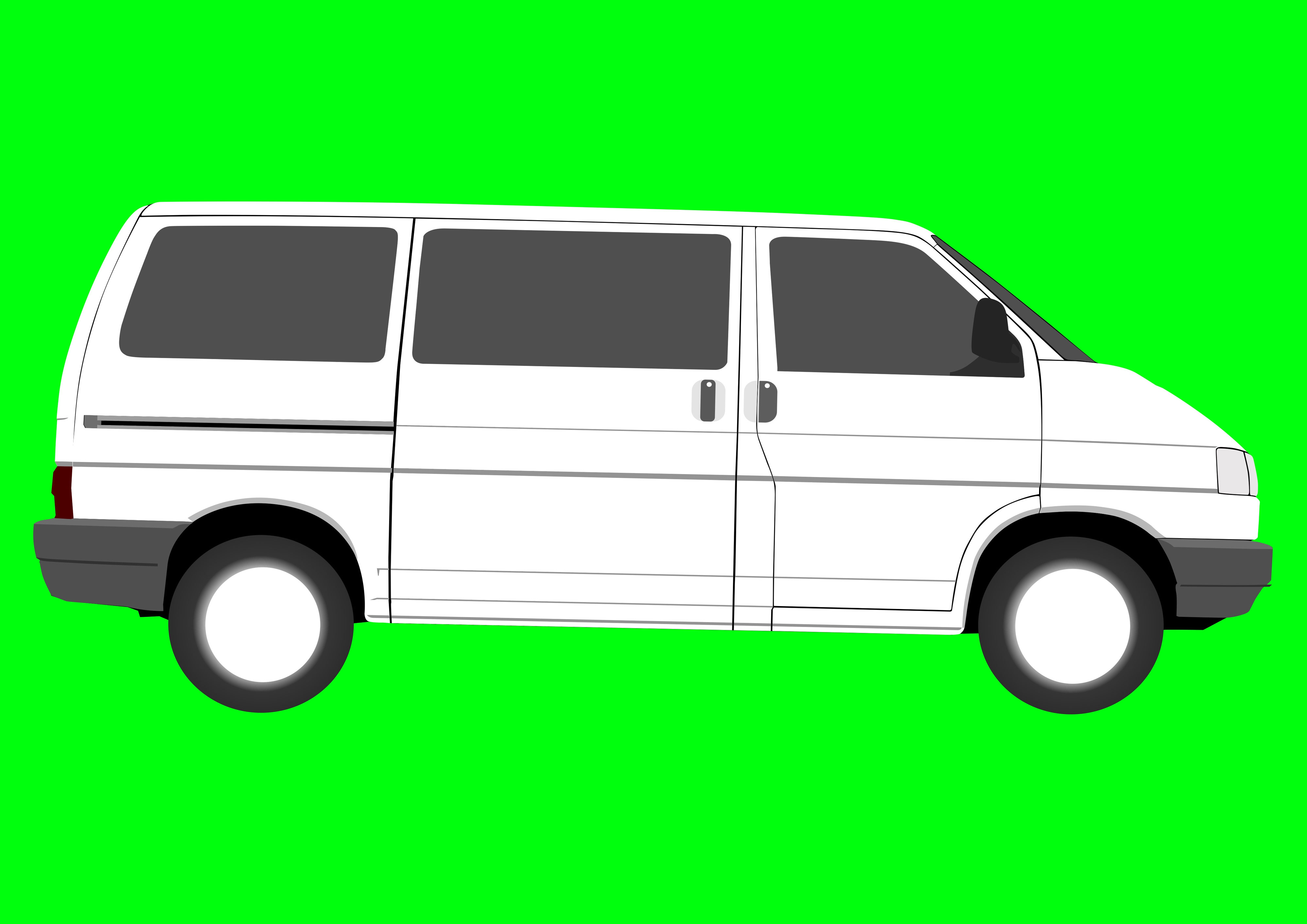 VW T4 Transporter als Vektorgrafik - DeltaBus