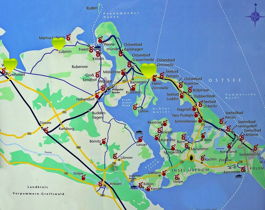 Himmelfahrtwochenende auf Usedom, Ostseebad Zinnowitz, Greifswald und ...