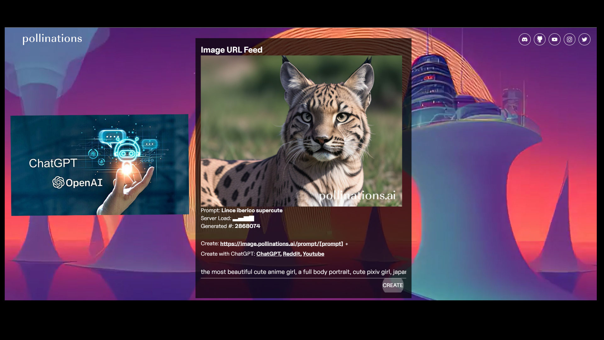Pollinations.AI ou comment faire générer des images par Chat Gpt directement. - Artistic club ...