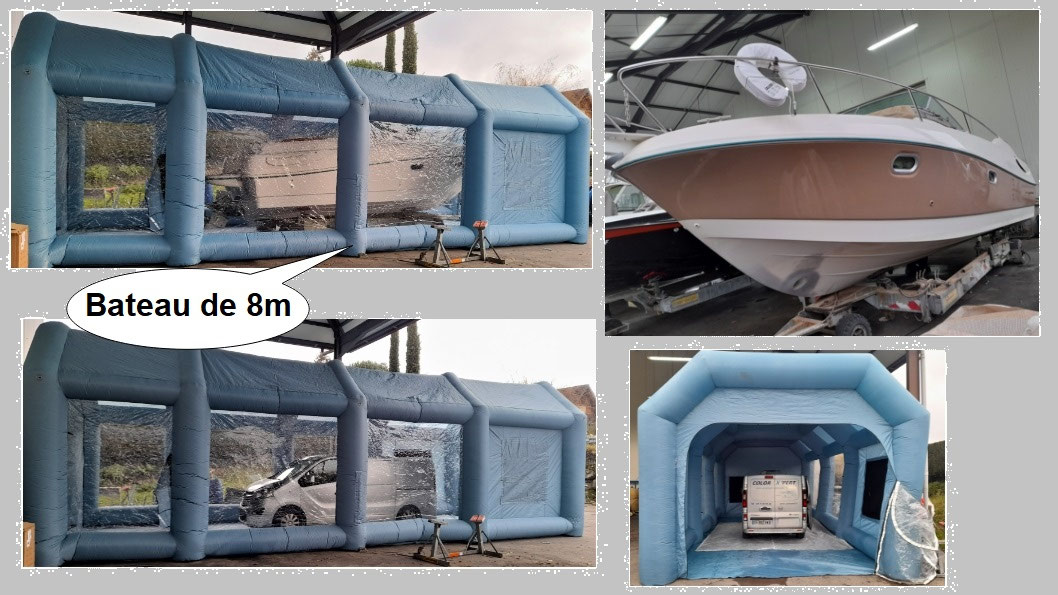 Notre CABINE PORTABLE maxi format - NAUTICAR: Carrosserie navale et ...