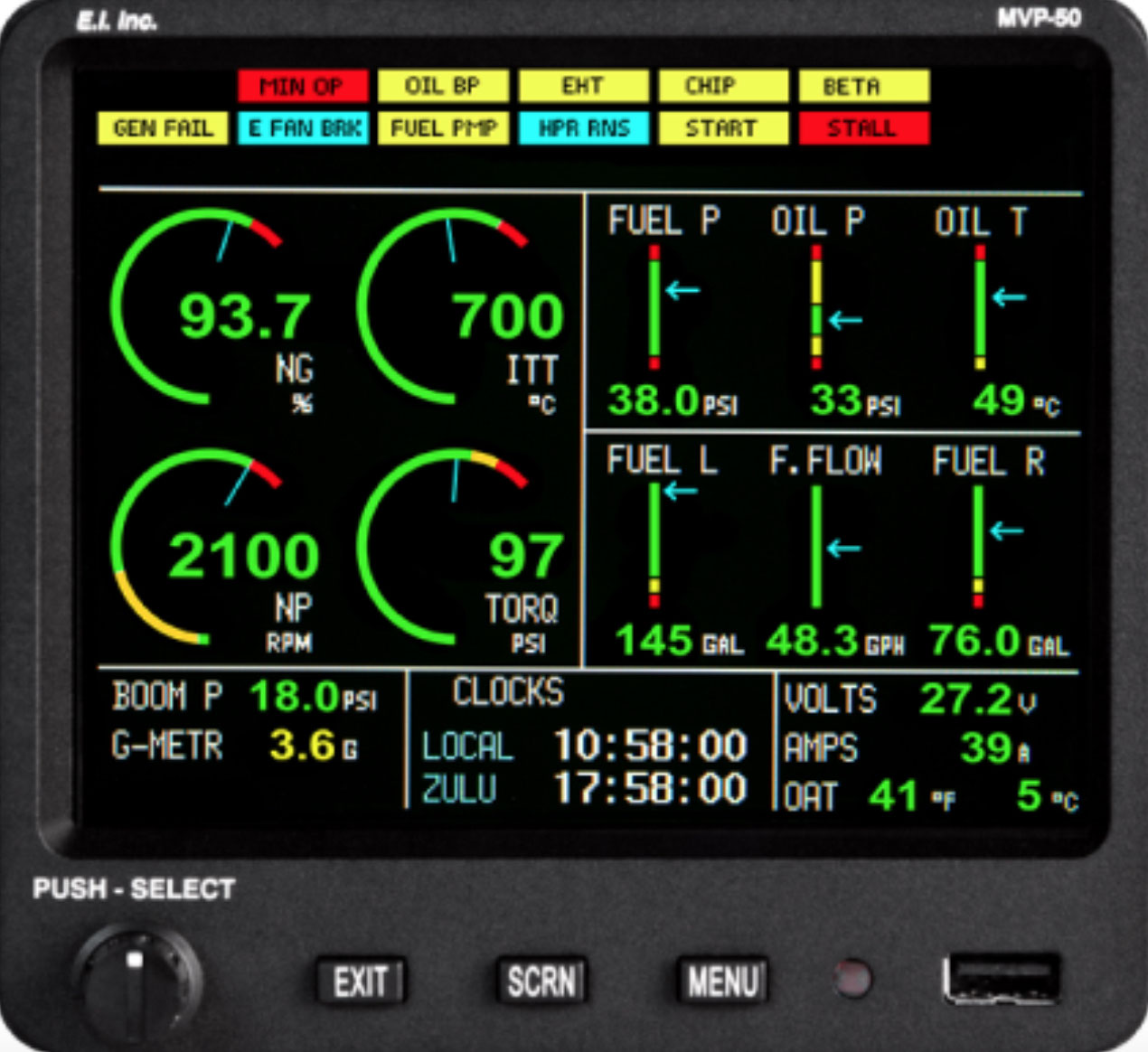 New Engine Monitor available from EI - Cessna Silver Eagle Owners and ...