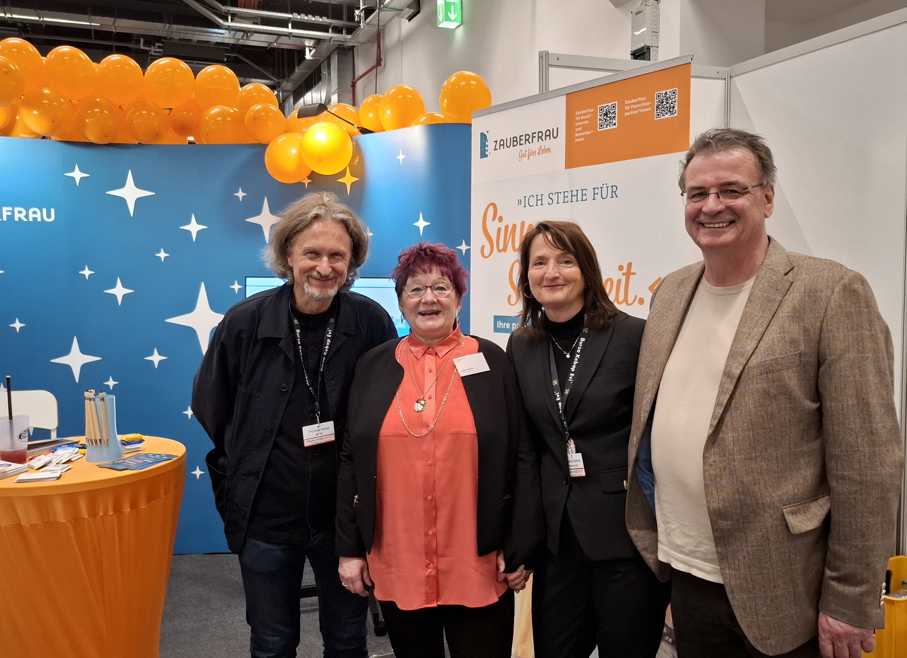 Treffen mit der Zauberfrau Wuppertal, Illona Peters, auf der FEXPO24 - Tiny Start-up Community