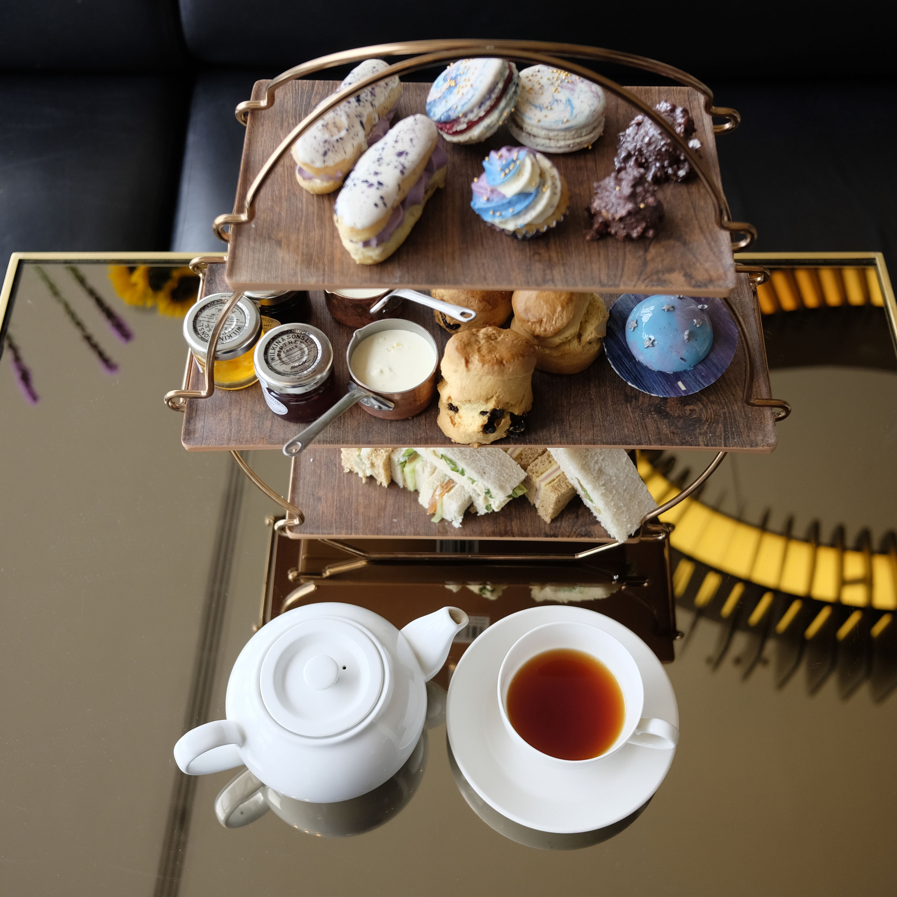 Gravi-Tea Afternoon Tea, Skylon, London - Cuppa Coasters