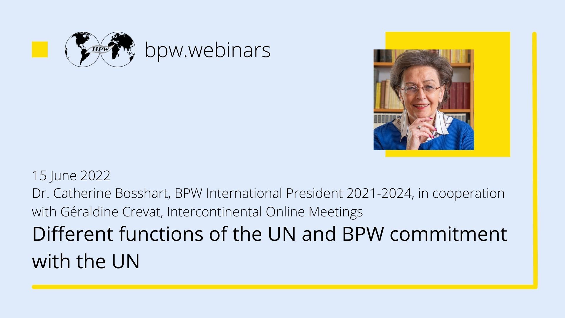 bpw.webinars - Videos "The United Nations and BPW International" - BPW ...