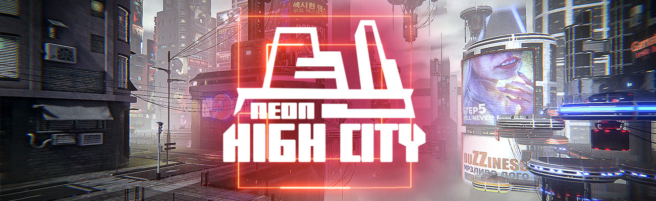 Neon High City - DLNK Artworks