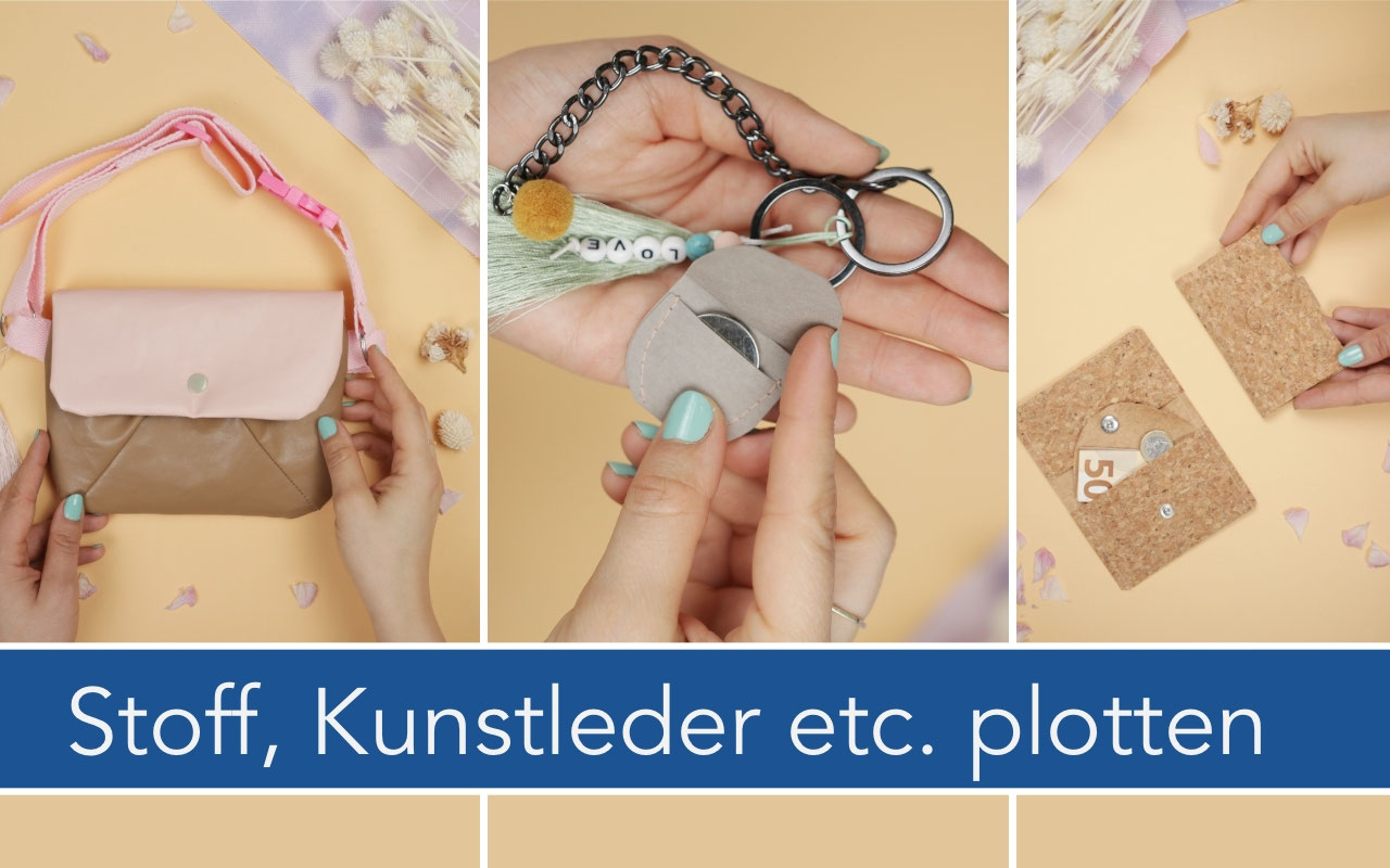 3 kleine Täschchen plotten & nähen - DIY Eule