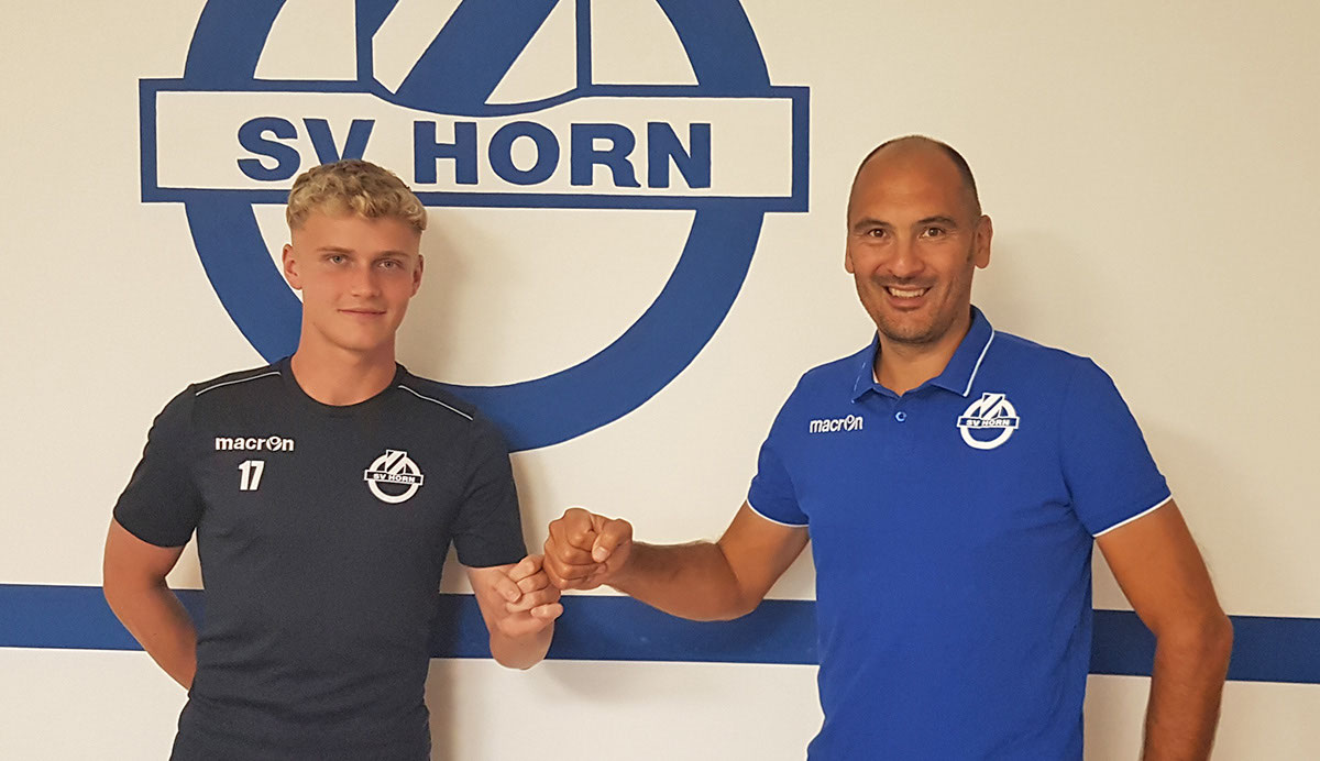Fabian Vyhnalek bleibt beim SV Horn - Horner Internet Zeitung