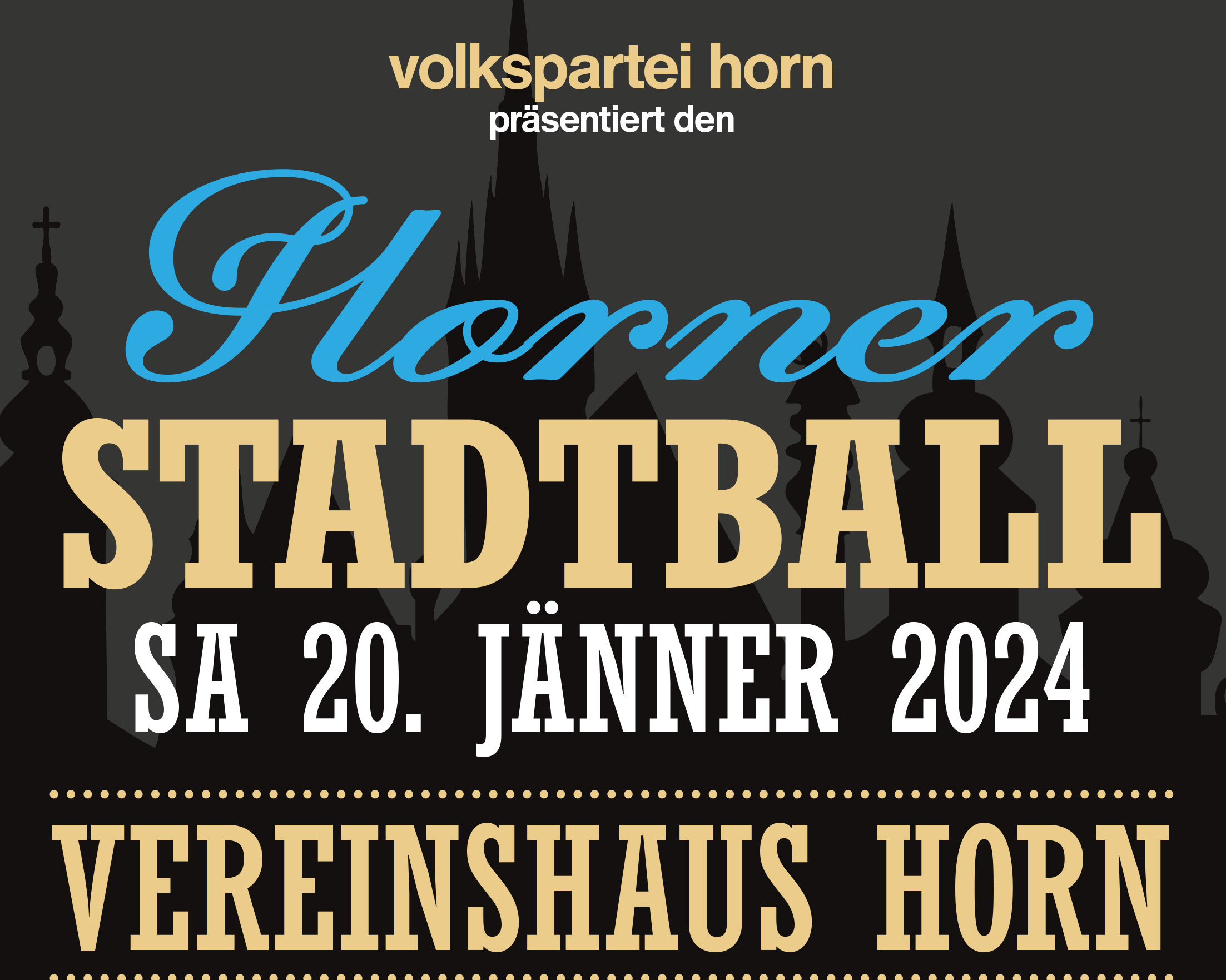 Horner Stadtball am 20. Jänner - Horner Internet Zeitung