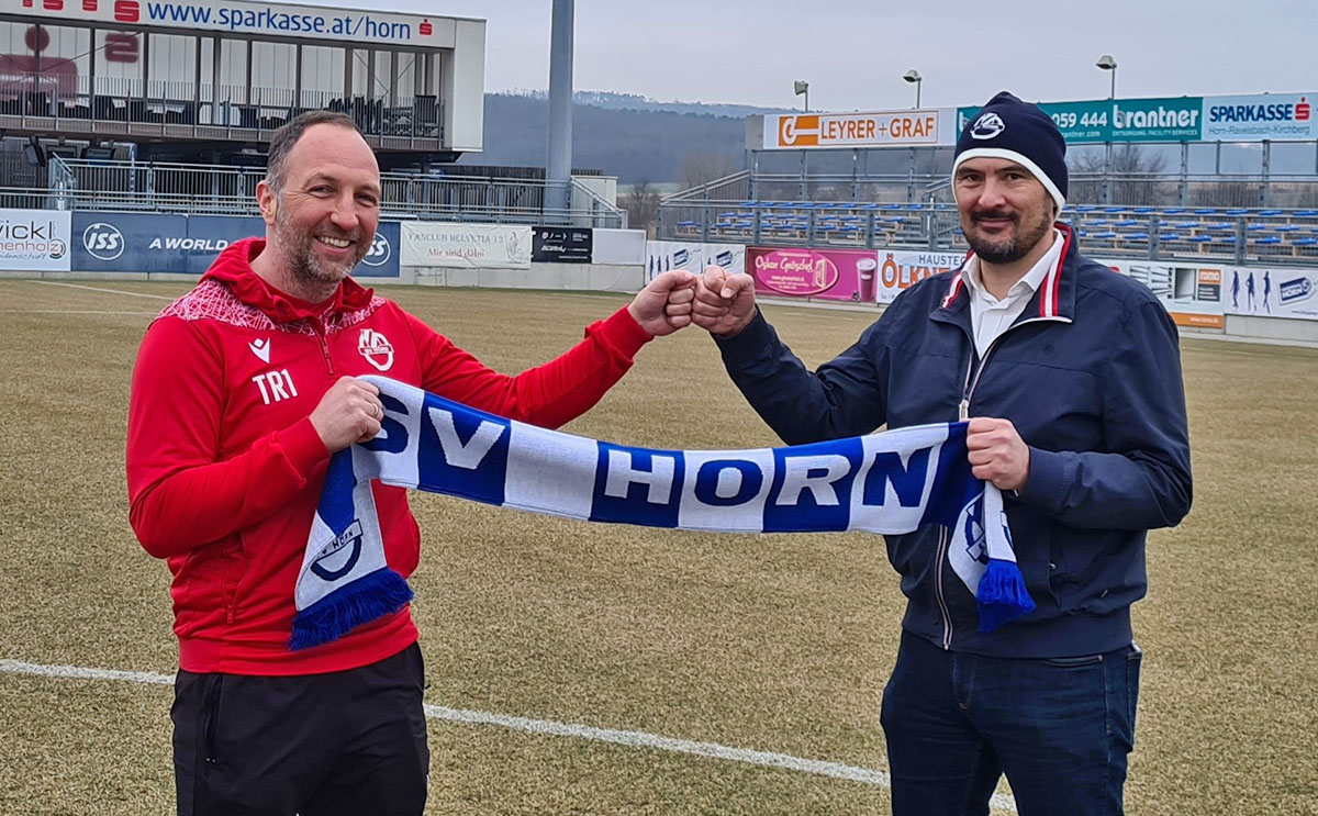 SV Horn verlängert mit Trainer Schriebl - Horner Internet Zeitung