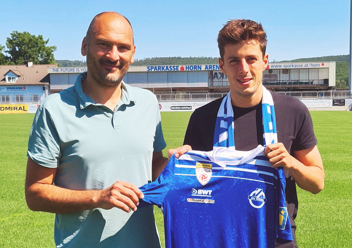 SV Horn: Kilian Bauernfeind kommt von der WSG Tirol - Horner Internet Zeitung