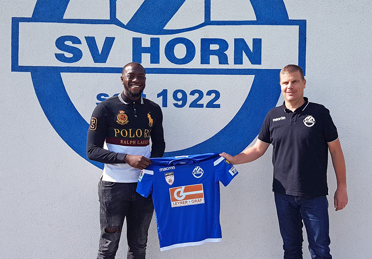 SV Horn verpflichtet Verteidiger Clinton Bangura - Horner Internet Zeitung