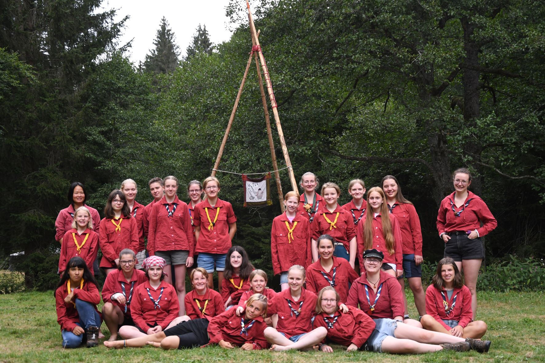 Momo auf dem Sommerlager der Heliand Pfadfinderinnen - Heliand Pfadfinderinnenschaft